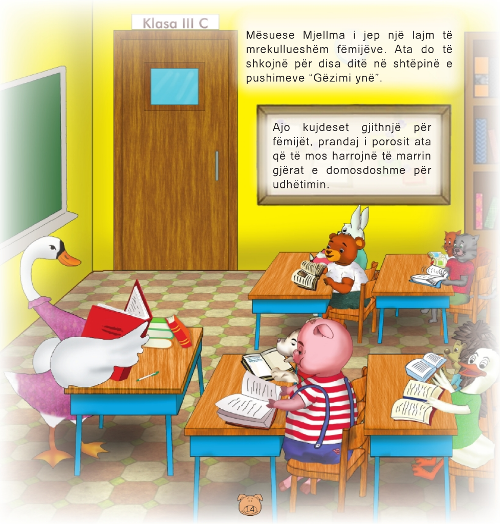 1 , 2 , 3 . . . derrkuci Çufo mëson të kursejë.